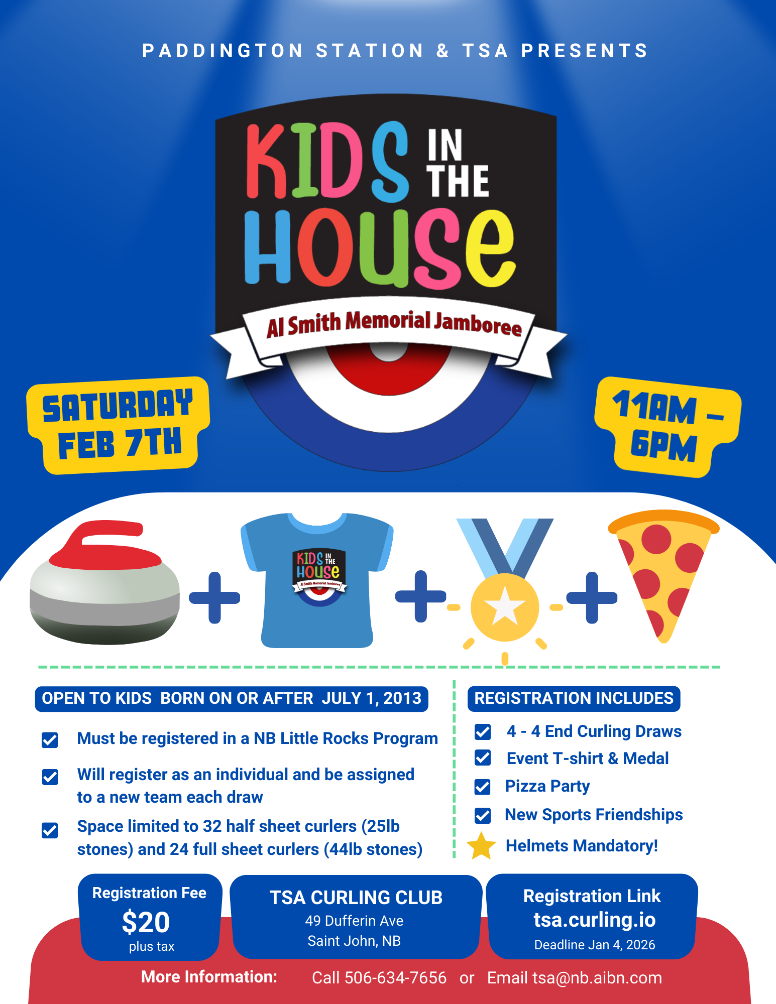 Kids In The House Jamboree - New Brunswick Curling Association